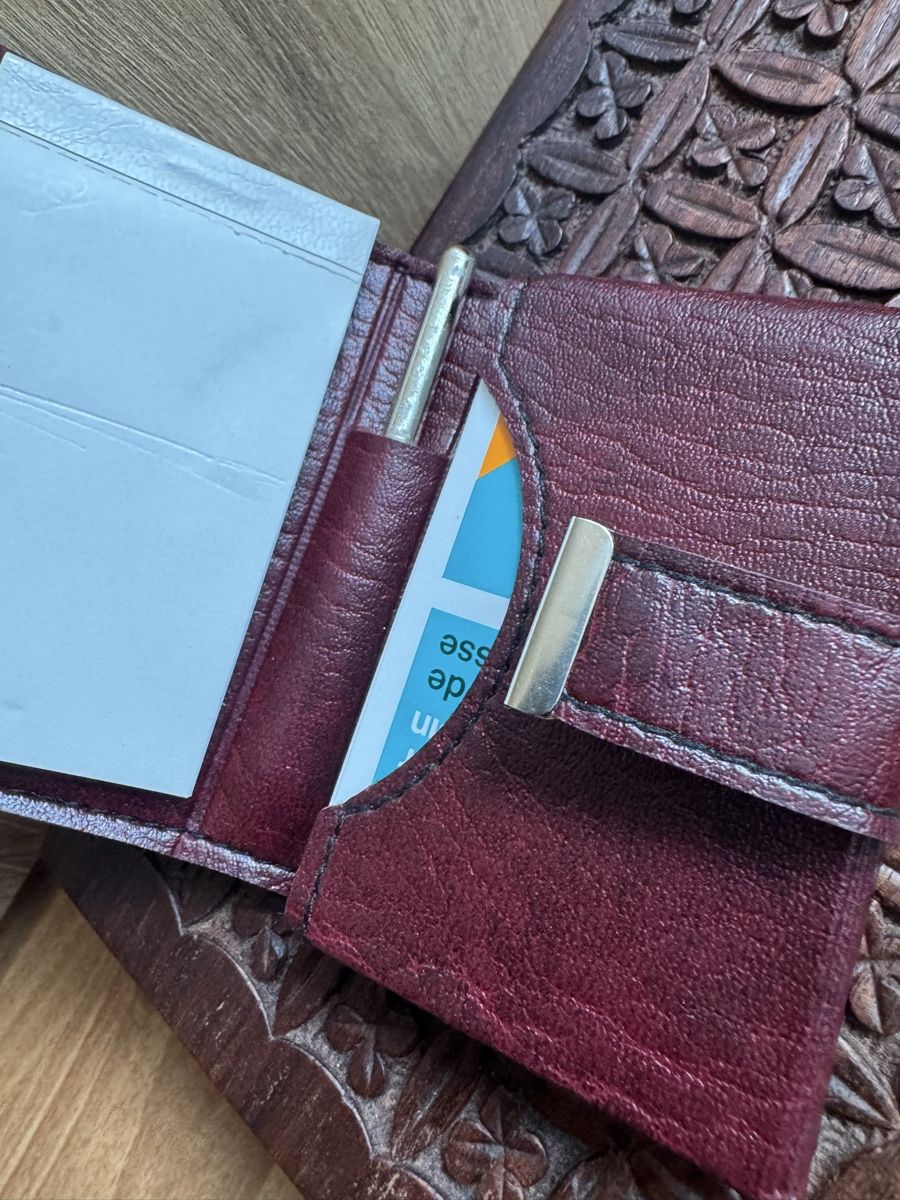 Jeu de Jass classique Suisse + étui en cuir bordeaux (Neuf avec ...