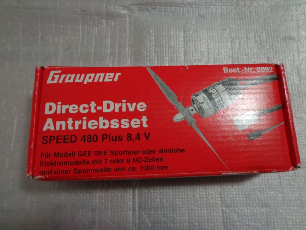Graupner Direct-Drive Speed 480 Nr.6092 | Kaufen auf Ricardo