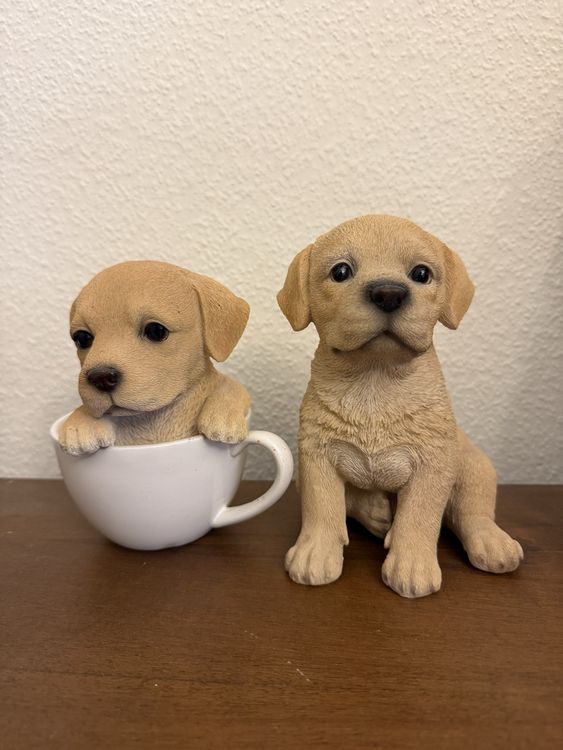 2x Figurines Chiots Labrador Décoration Tasse (D'occasion) à Montreux ...