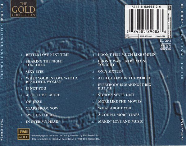 Doctor Hook SHARING THE NIGHT TOGETHER Classic Rock CD (Gebraucht) in ...