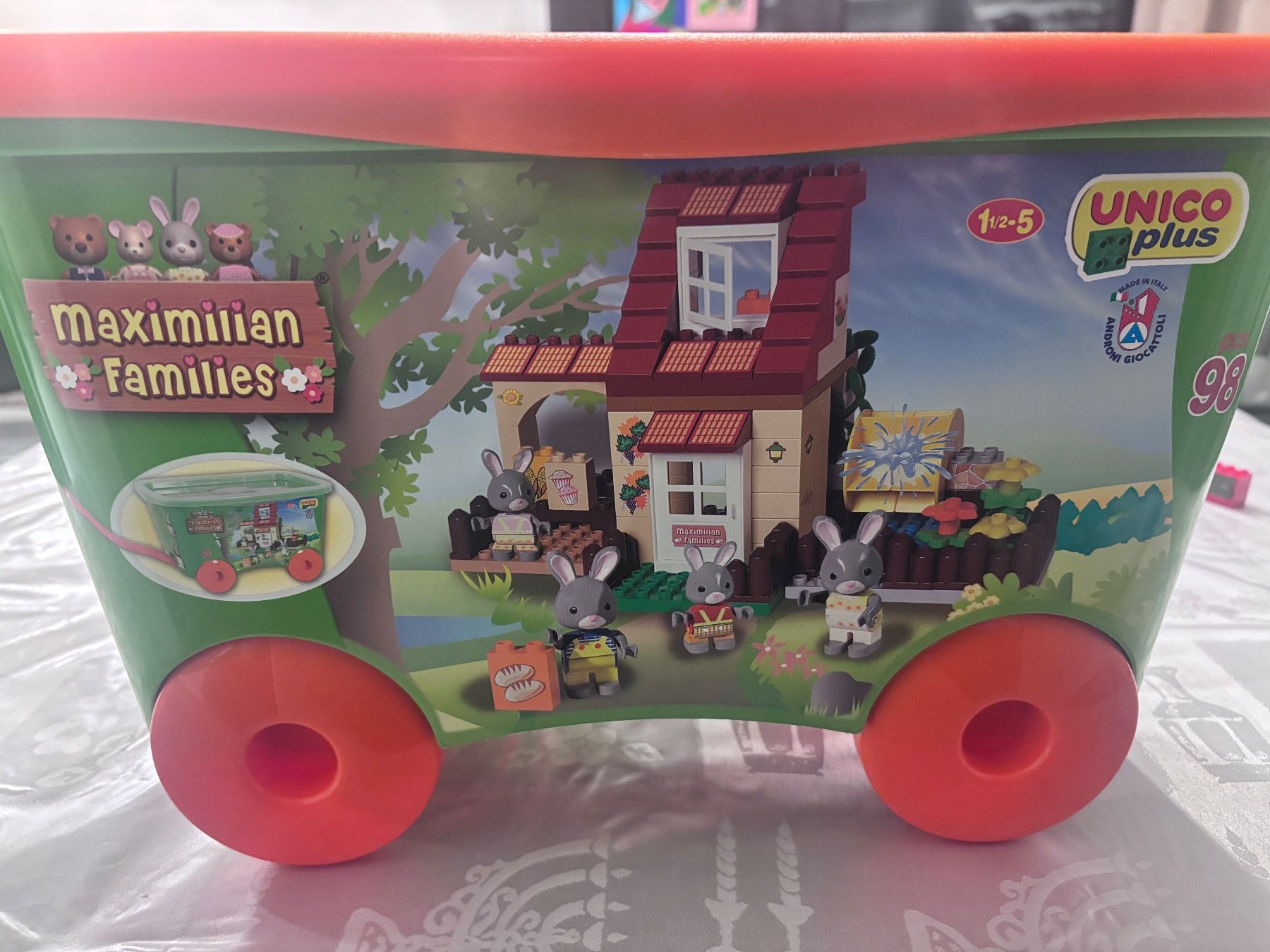 Unico Plus Bauset im Wagen, 98 Teile, ab 1.5 Jahren (Gebraucht) in ...