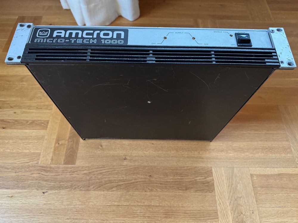 Amcron (Crown) Micro-Tech 1000 Stereo PA-Endstufe, Analog (Gebraucht ...