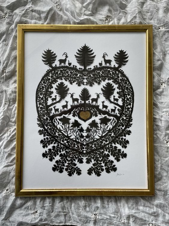 Scherenschnitt von Anita Buri (Neu (gemäss Beschreibung)) in Konolfingen für CHF 400 – nur ...