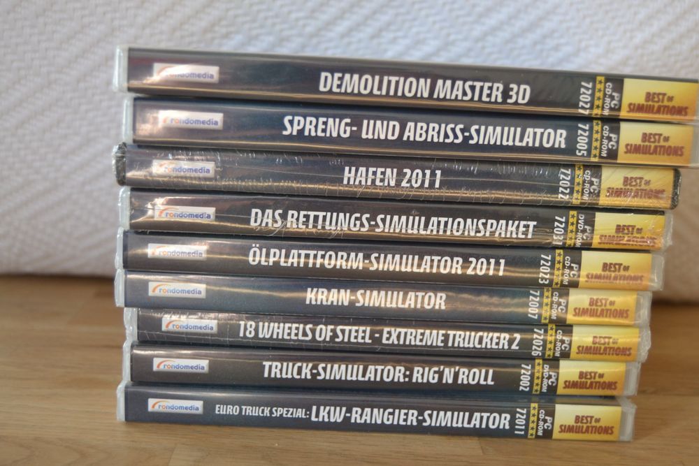 Simulatoren auf PC-ROM (Gebraucht) in Wil SG für CHF 45 – mit Lieferung ...