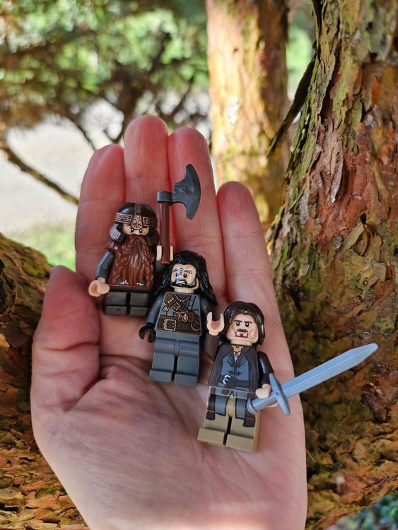 3xHerr der Ringe /Hobbit Lego Figuren-Gimli/Aragorn/Thorin | Kaufen auf ...