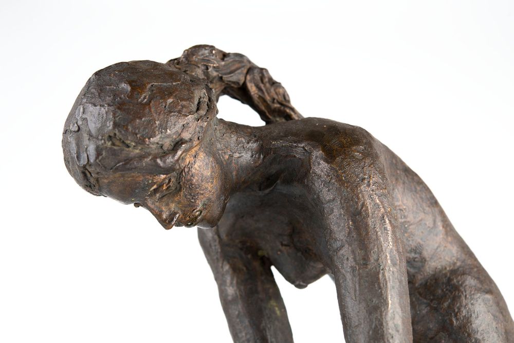 Rolf Brem Bronzeplastik - Frauenakt original Bronzeskulptur (Gebraucht ...