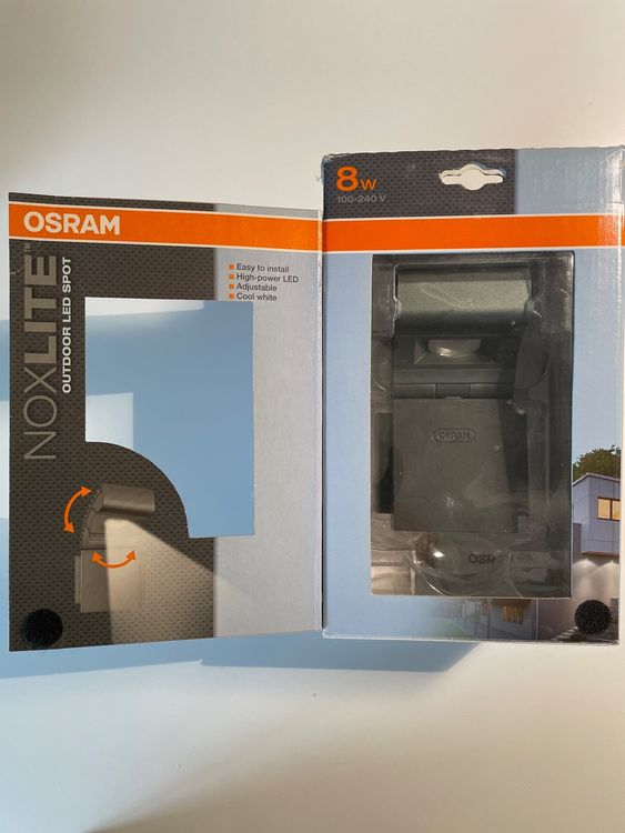 Osram LED Aussenleuchten Noxlite 8W (Neu und originalverpackt) in ...