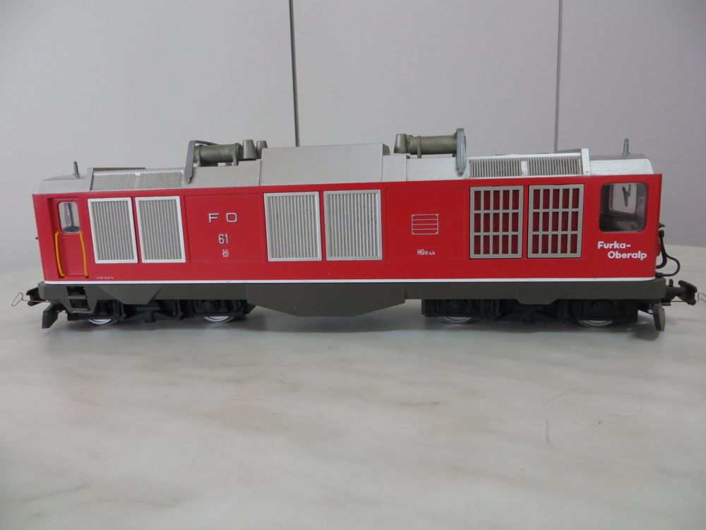 Fama/Utz Spur Om, FO Diesellok HGm 4/4, rot, Nr. 61 (Gebraucht) in ...