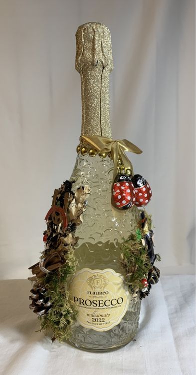 Prosecco dekoriert als Geschenk | Kaufen auf Ricardo