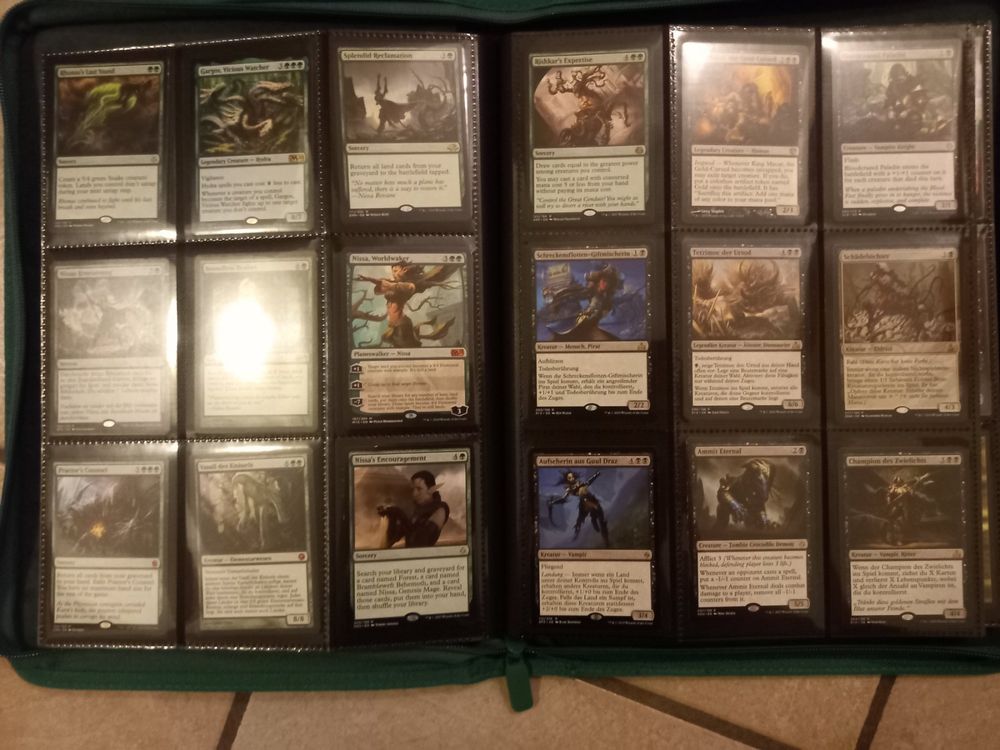 Magic the Gathering Ordner mit 258 rare und mythic Karten | Kaufen auf Ricardo