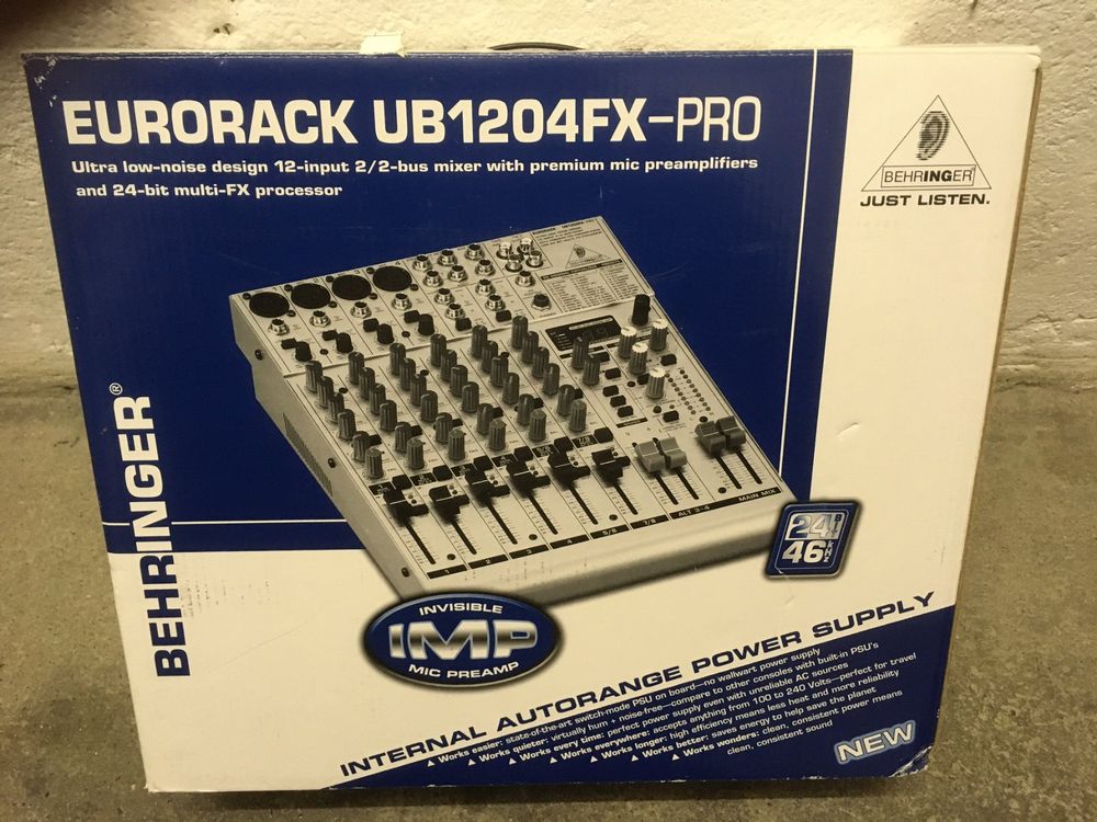 Kleines und einfaches Mischpult BEHRINGER UB-1204FX PRO | Kaufen auf ...
