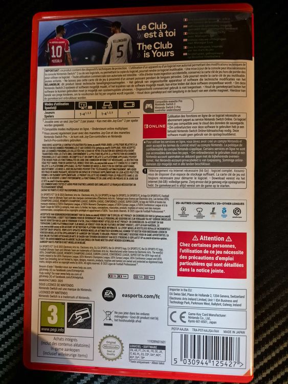 FC 26 Nintendo Switch 2 - Comme neuf! FC26! (D'occasion) à Lausanne ...