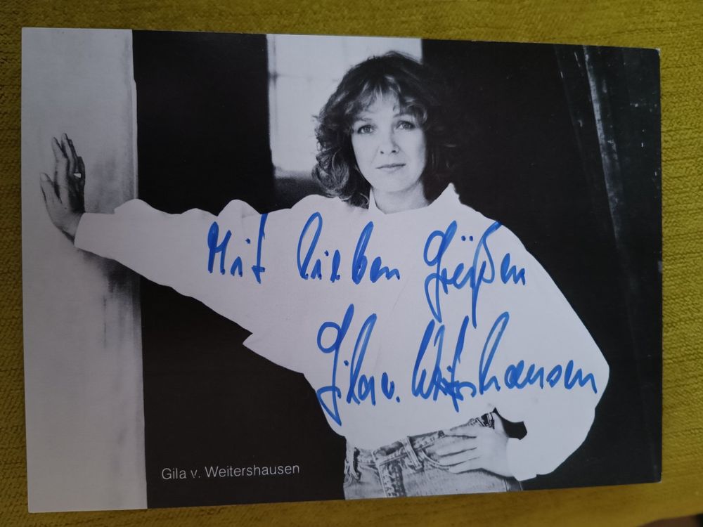 Gila von Weitershausen - handsignierte AK (Gebraucht) in Menziken für ...