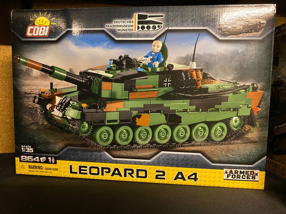 COBI Leopard 2 A4 Panzer Deutsches Panzermuseum 1:35 (Neu und ...