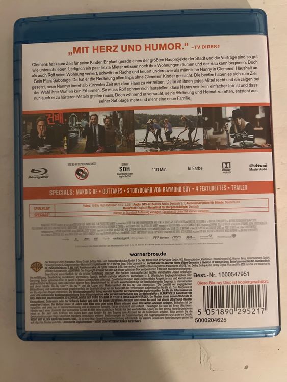 Der Nanny (2015) Blu-ray 📀 (Neu (gemäss Beschreibung)) in Sierre für CHF 3.95 – mit Lieferung ...