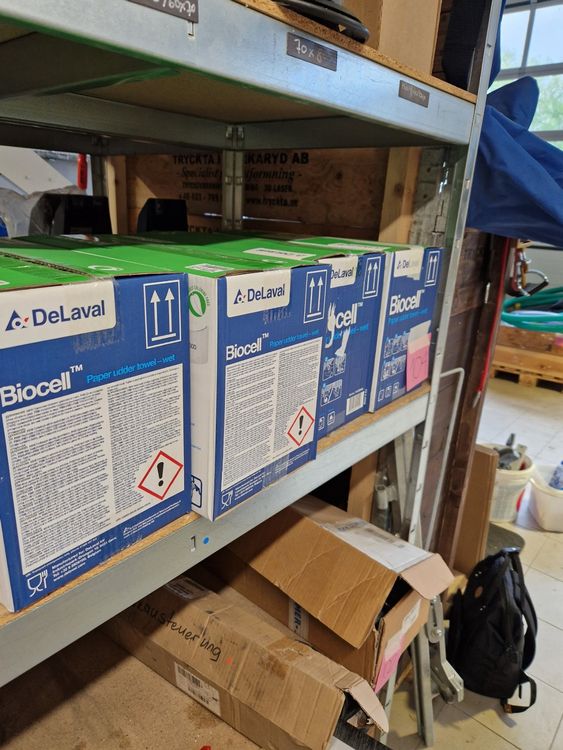 Vom Konkursamt Oberwallis: DeLaval Biocell Paper udder towel (Gebraucht ...