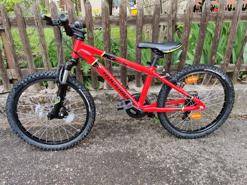 Kinder-Velo Fahrrad Rockrider 20" rot | Kaufen auf Ricardo
