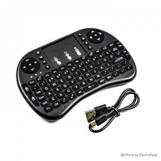 RT-MWK08 Mini Wireless Keyboard With Lithium Battery (Black) (Neu und ...