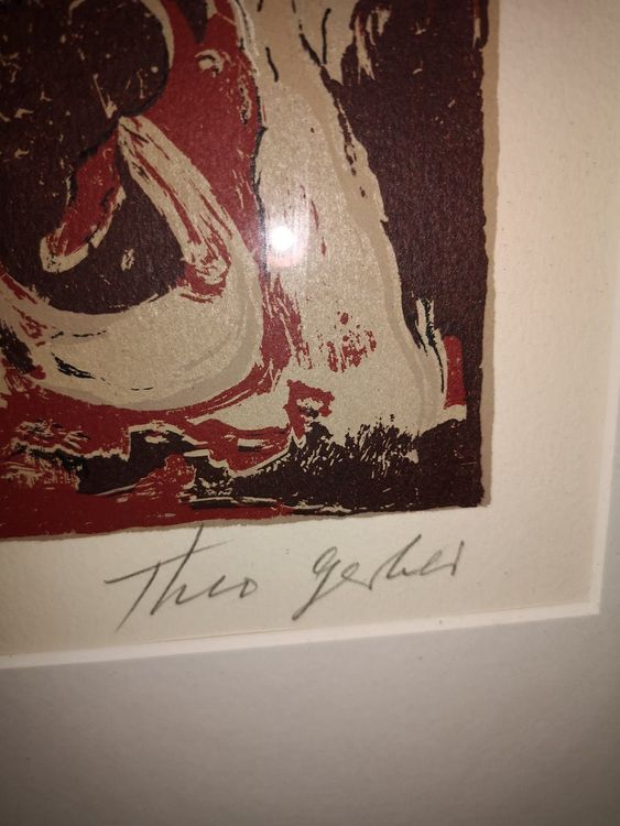 Thèo Gerber orig. Serigraphie, signiert | Kaufen auf Ricardo