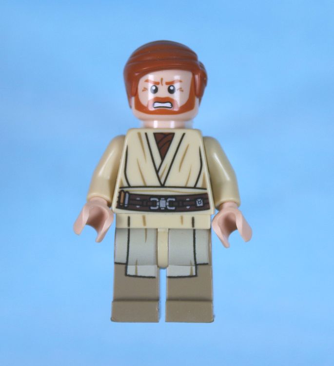 LEGO Minifigur Obi-Wan Kenobi (Dark Tan Printed Legs) (Gebraucht) in ...