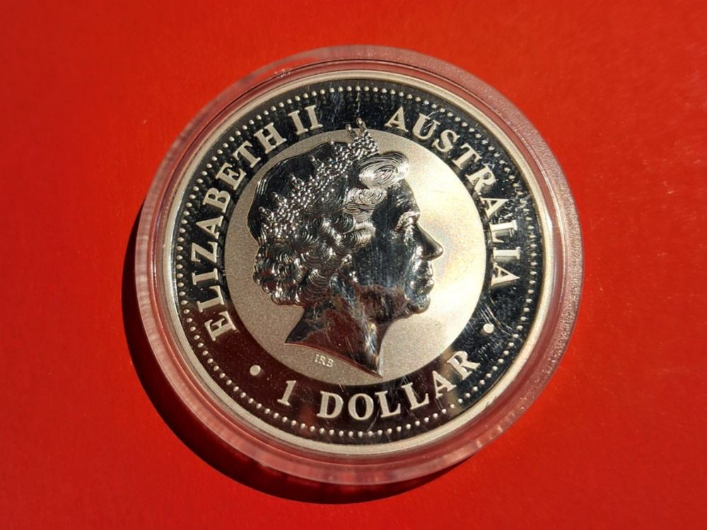 1 OZ UNZE LUNAR 1 I YEAR OF THE GOAT 2003 SILBER 999 ZIEGE (Neu und ...