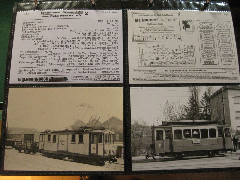 AK Serie Schaffhauser Strassenbahn (Neu (gemäss Beschreibung)) in Malters für CHF 39 – mit ...