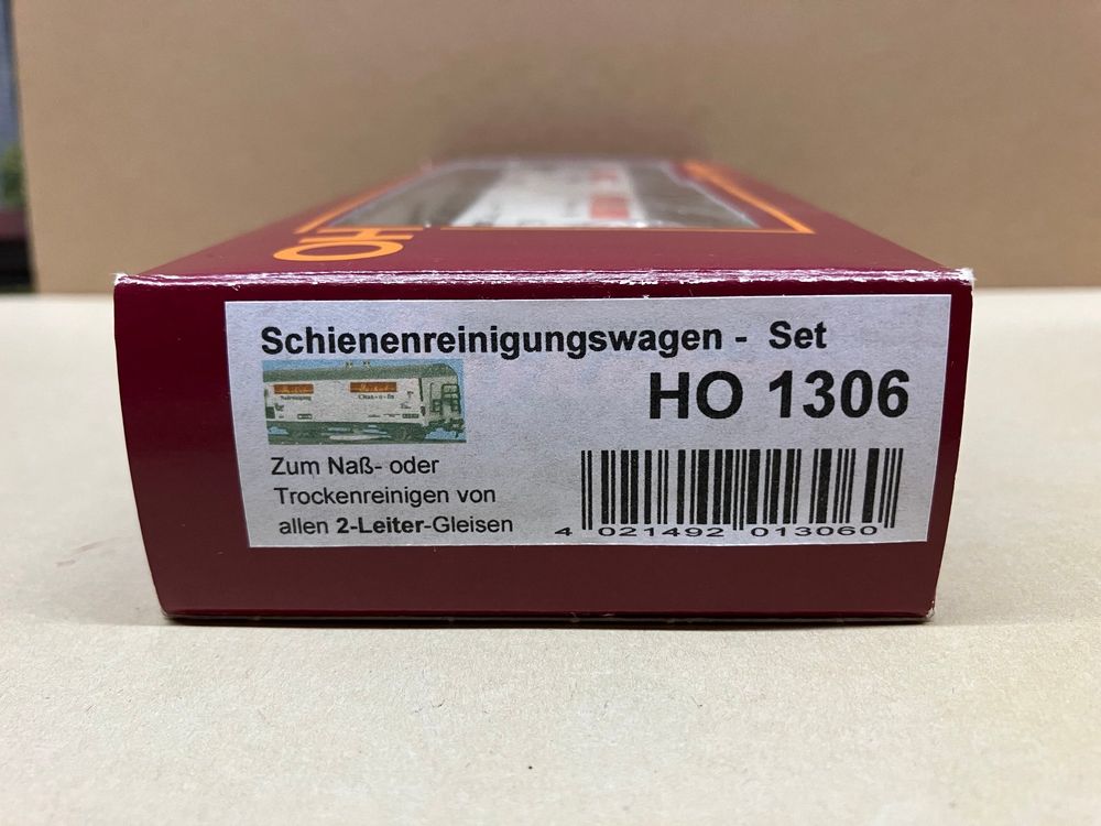 Herkat 1306 Schienenreinigungswagen-Set, H0 GS (Gebraucht) in Neuendorf für CHF 17 – mit ...