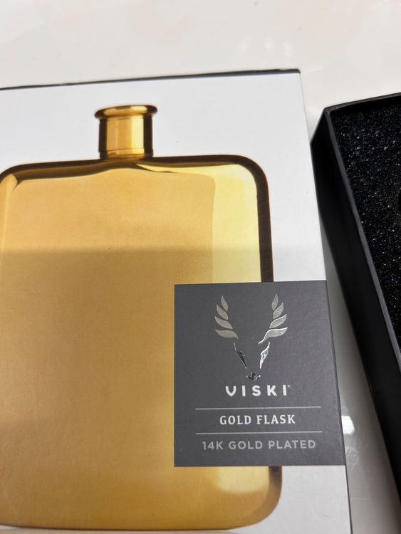 Gold Flask Flach Mann Marke Viski | Kaufen auf Ricardo