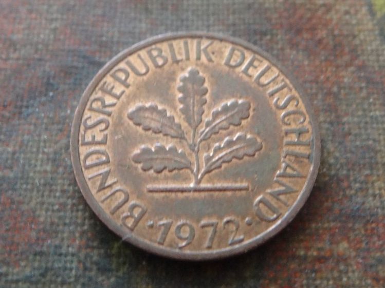 DEUTSCHLAND 1 Pfennig 1972 (D'occasion) à Romanel-sur-Lausanne pour CHF ...