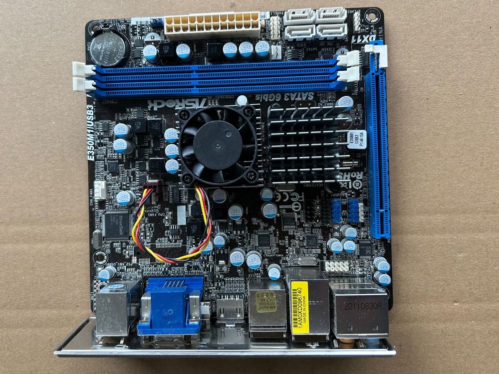 ASRock E350M1/USB3 – Mini-ITX Mainboard AMD E-350 Dual-Core (Gebraucht ...