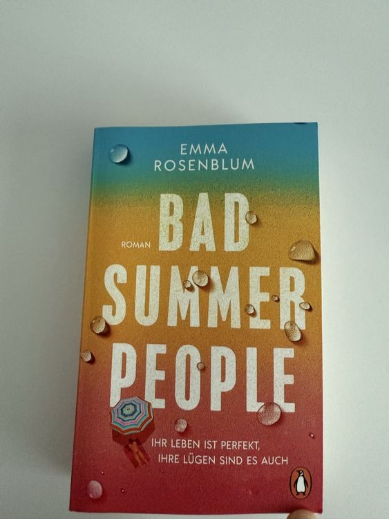 Toller Roman - BAD SUMMER PEOPLE von Emma Rosenblum (Gebraucht) in ...