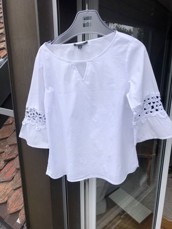 Weiße Bluse Comma Gr. 36 (Gebraucht) in Solothurn für CHF 13 – mit Lieferung auf Ricardo kaufen