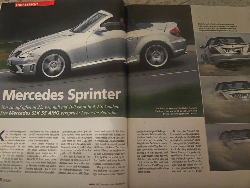 AMS 21/04 Vanquish AMG 55 SLK Mustang F430 E 400 CDI XC90 xx (Gebraucht ...