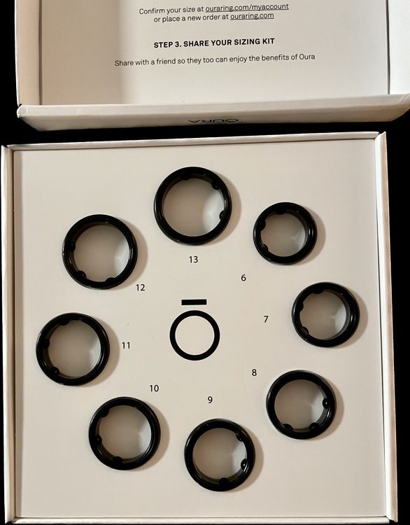 OURA Ring Sizing Kit Test Kit Ringgrössen Set | Kaufen auf Ricardo