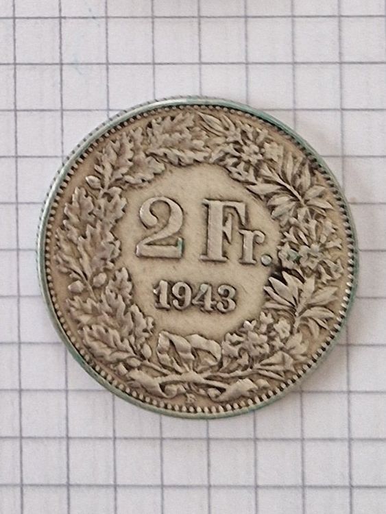 2.-- Fr Münze 1943 | Kaufen auf Ricardo