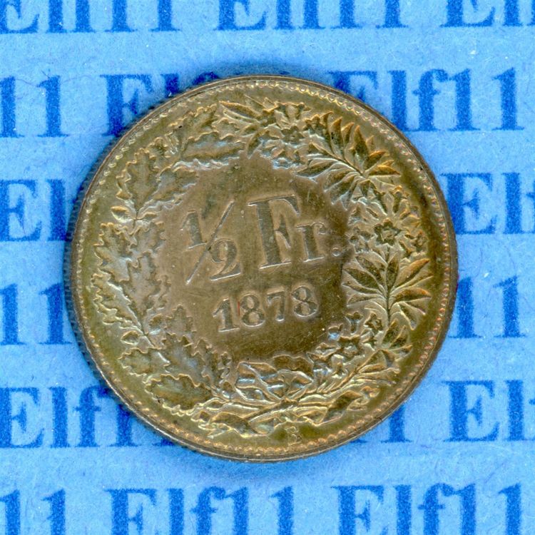 CHF___0.50 1878 stgl Patina 50 Rappen (Neu (gemäss Beschreibung)) in Widnau für CHF 1290 – mit ...