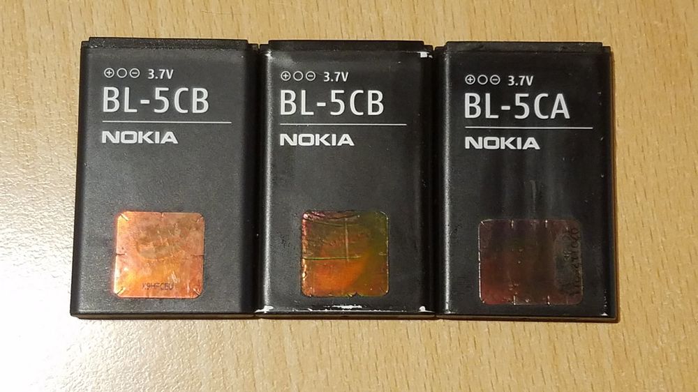 Nokia Retro Handy Akku BL-5CB und BL-5CA (Gebraucht) in Brittnau für ...