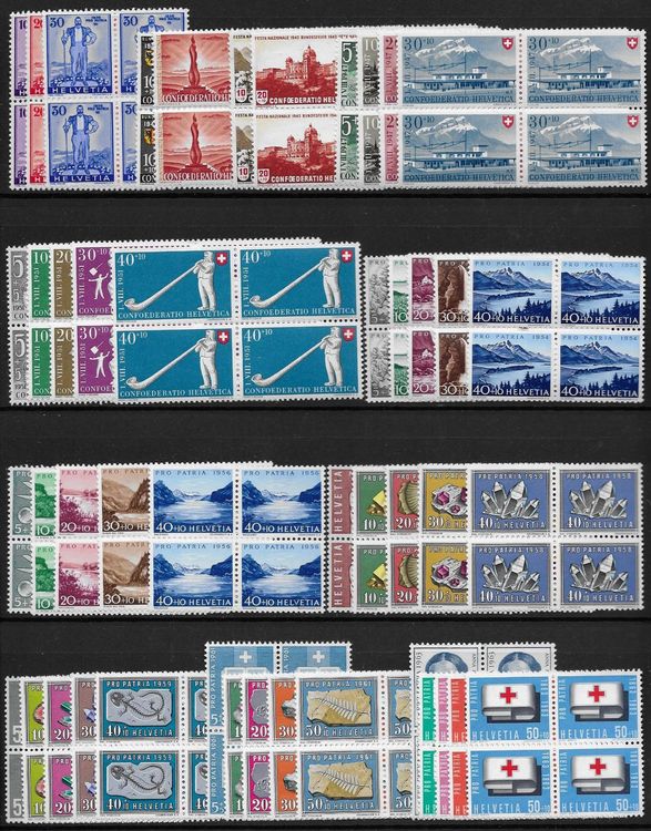 Kollektion 1936/1963 ** VIERERBLOCK Serien SBK 450.-+ ab 1.- | Kaufen auf Ricardo