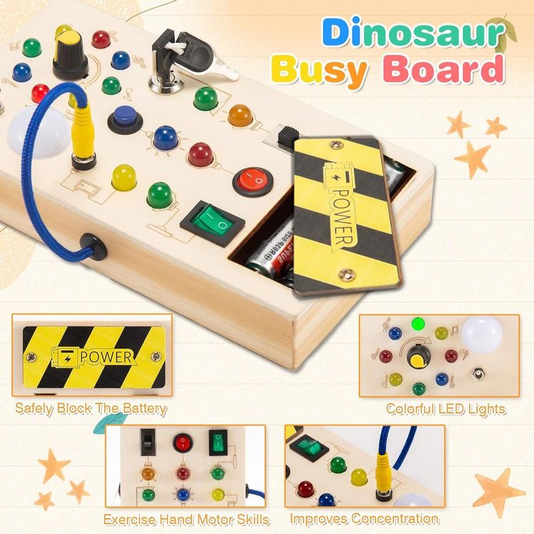 Lichtschalter Activity Board Holzspielzeug ab 1 2 3 4 Jahre (Neu (gemäss Beschreibung)) in Thun ...