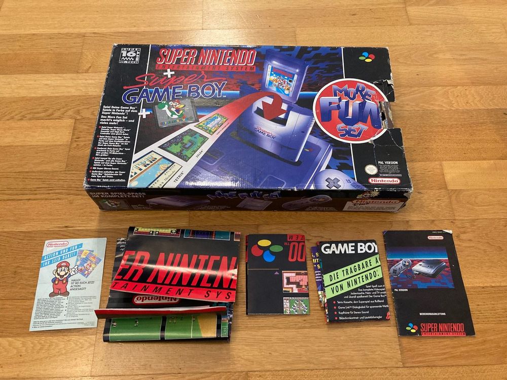 LEERE Super Nintendo (SNES) More Fun Set Originalverpackung (Gebraucht) in Zürich für CHF 41 ...