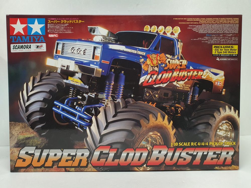 RC Bausatz Tamiya Super Clod Buster 4x4x4 Pick-Up Truck 1:10 (Neu ...