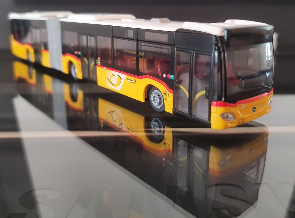 Rietze PTT PostAuto "101 Bern Bahnhof" Mercedes Citaro G6 | Kaufen auf Ricardo