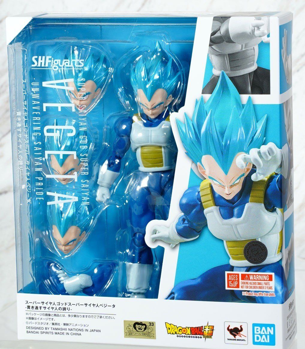 SSB Vegeta (S.H Figuarts) (Unwavering Saiyan Pride) (Neu und ...