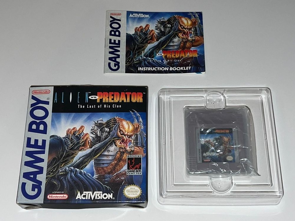 Game Boy Classic (GB) Spiel - Alien vs Predator (OVP) - rar! (Gebraucht ...