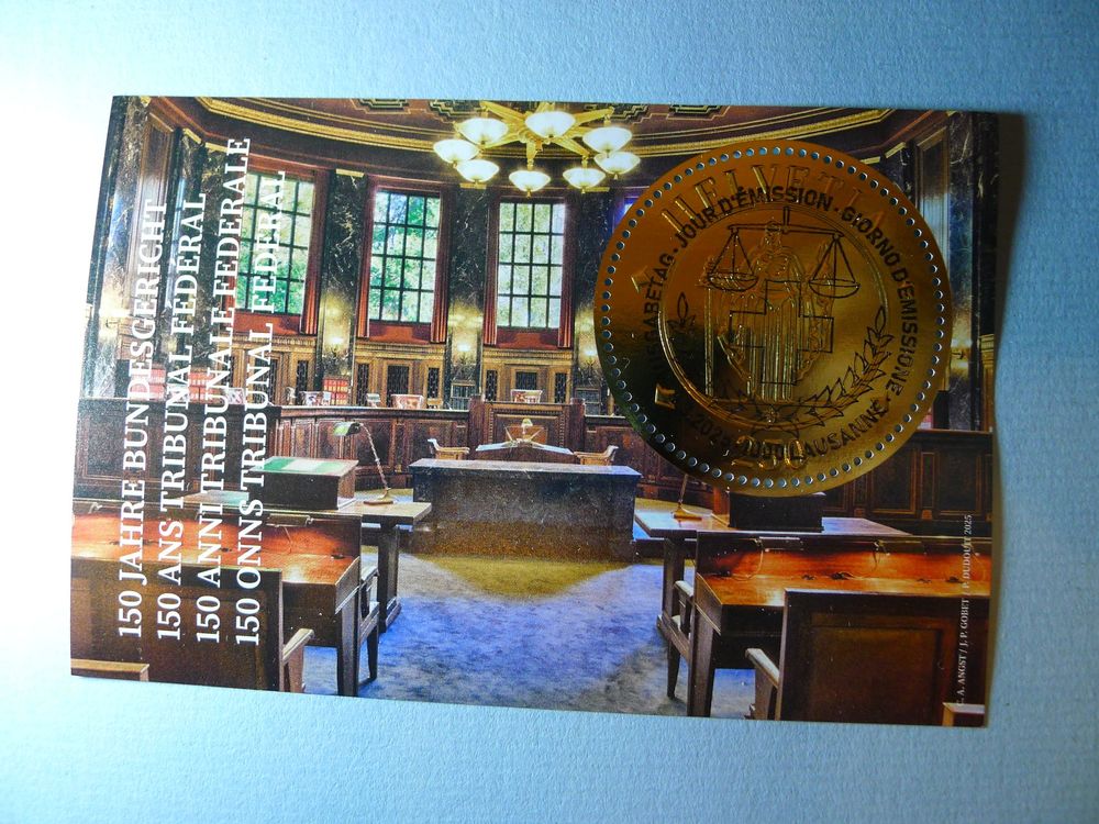 2025 150 Jahre Bundesgericht ET Vollstempel (Gebraucht) in Dagmersellen ...