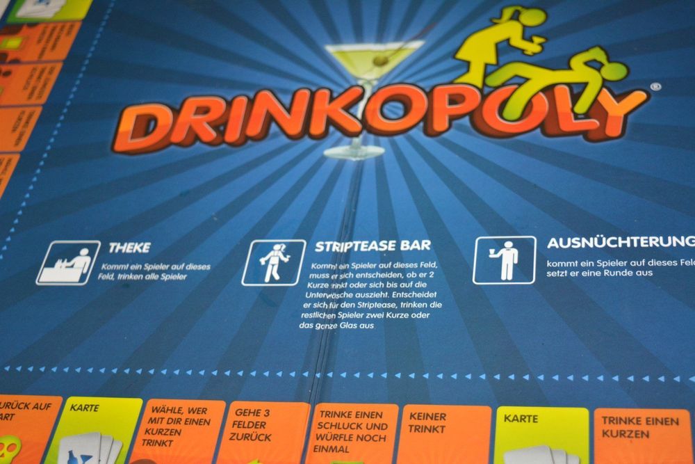 Drinkopoly Monopoly Brettspiel trinkspiel geschenkidee (D'occasion) à ...