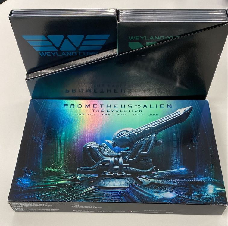 PROMETHEUS TO ALIEN THE EVOLUTION 9 DISC SET BLU-RAY 3D (Gebraucht) in ...