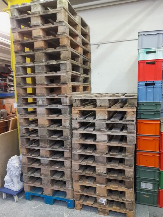 10 EUROPALETTEN FÜR 50.- (Gebraucht) in Eggenwil für CHF 50 – nur Abholung auf Ricardo kaufen