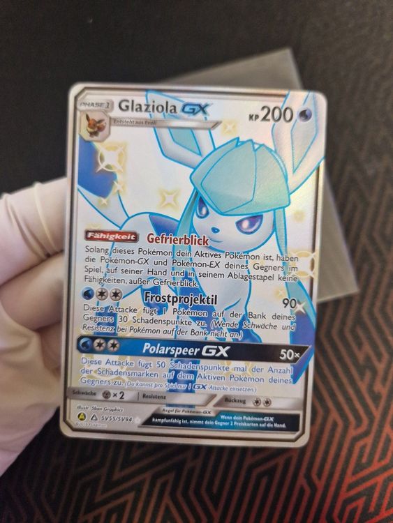 Glaziola / Glaceon GX Shiny Pokemon Karte (Gebraucht) in Killwangen für ...