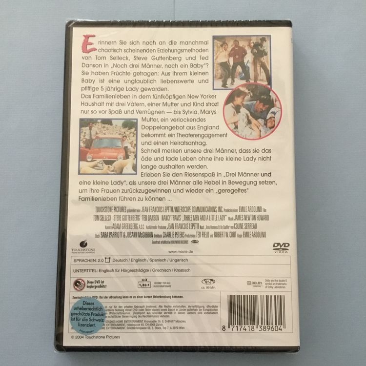 Drei Männer und eine kleine Lady Dvd Neu Original verpackt | Kaufen auf Ricardo